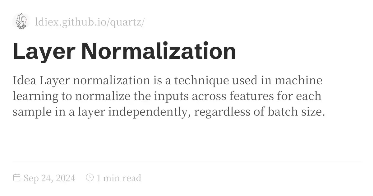 Layer Normalization