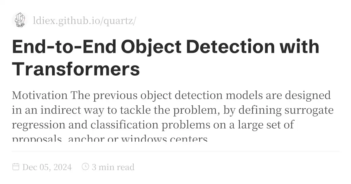 End To End Object Detection With Transformers
